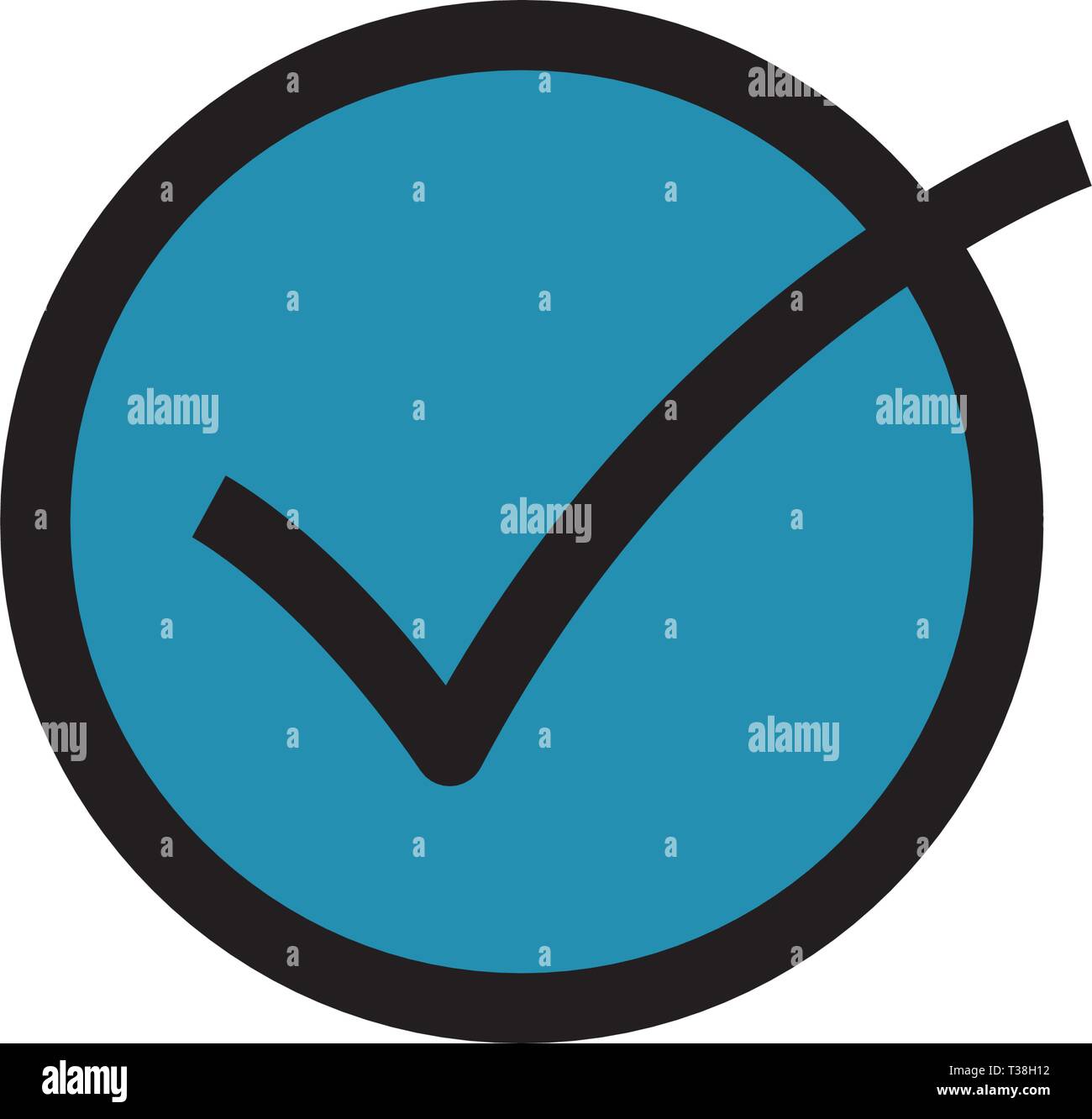 checkmark icon template Stock Vector Image & Art - Alamy