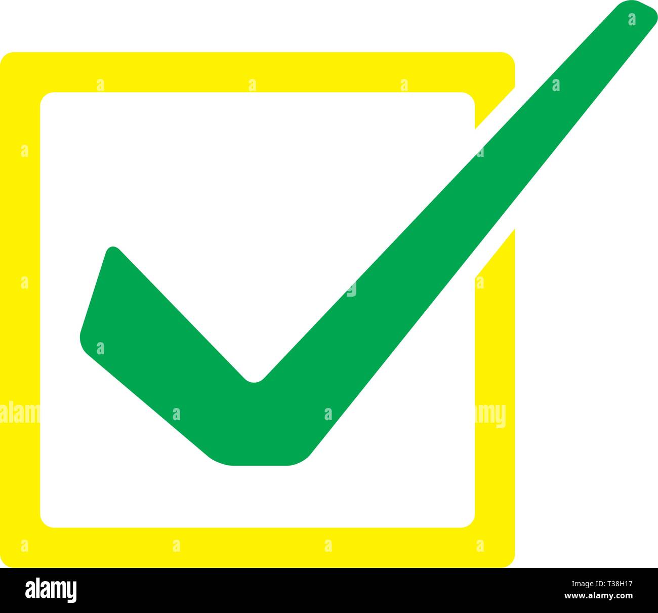 checkmark icon template Stock Vector Image & Art - Alamy