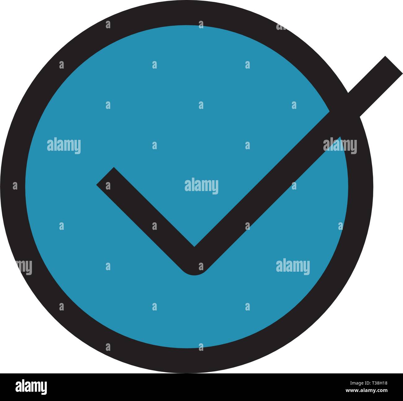 checkmark icon template Stock Vector Image & Art - Alamy