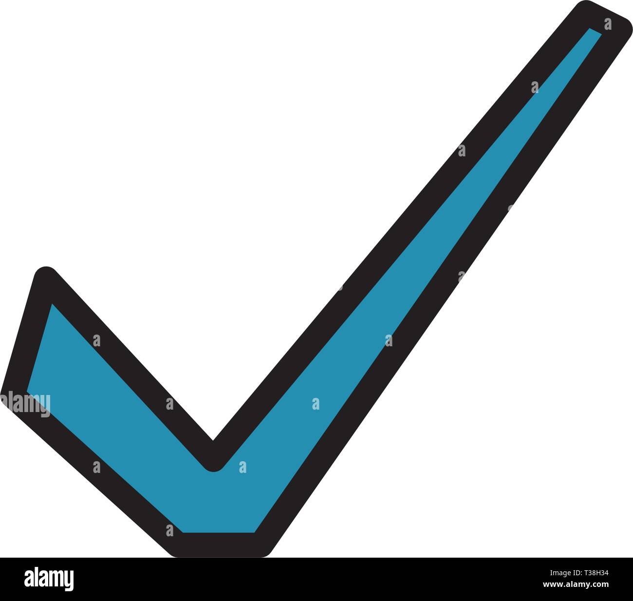 checkmark icon template Stock Vector Image & Art - Alamy