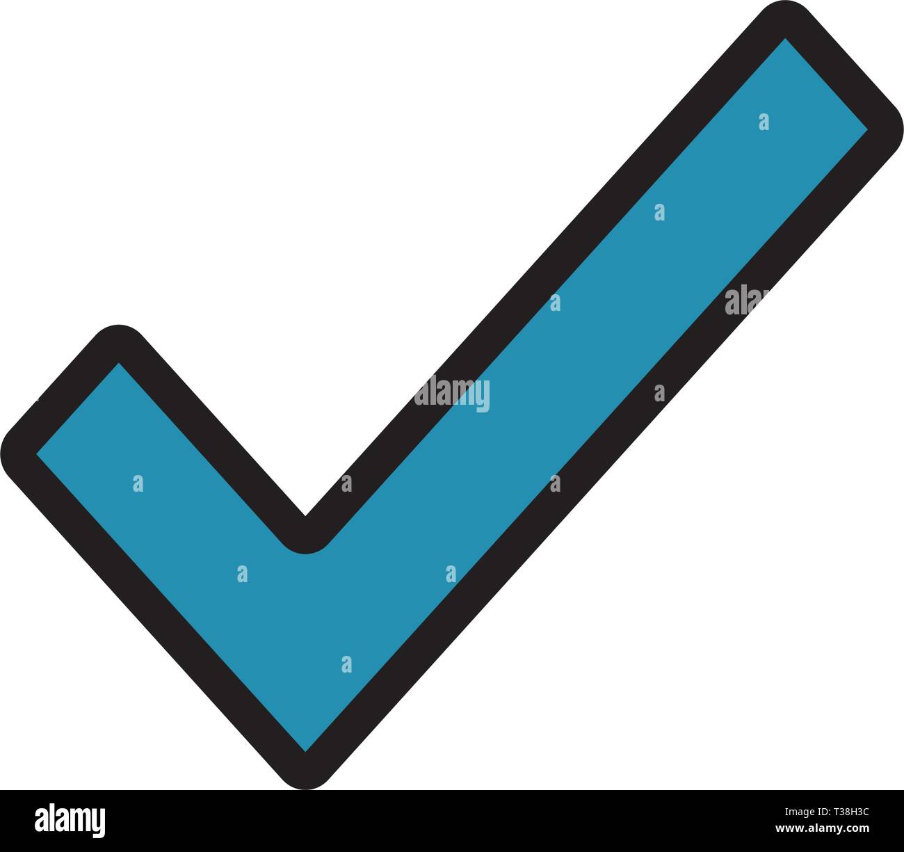 checkmark icon template Stock Vector Image & Art - Alamy