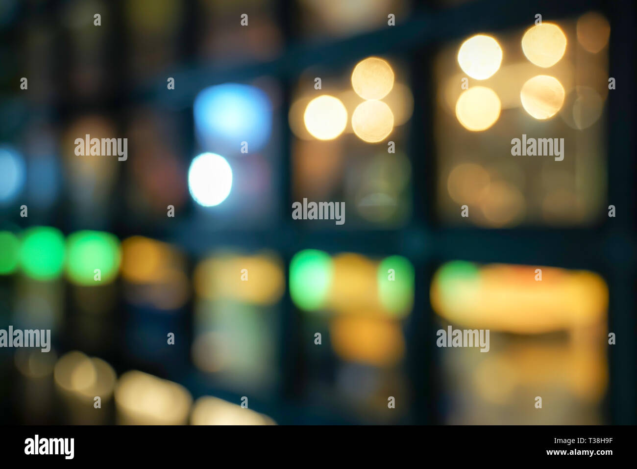 Square window blurry and bokeh behind Stock Photo - Alamy