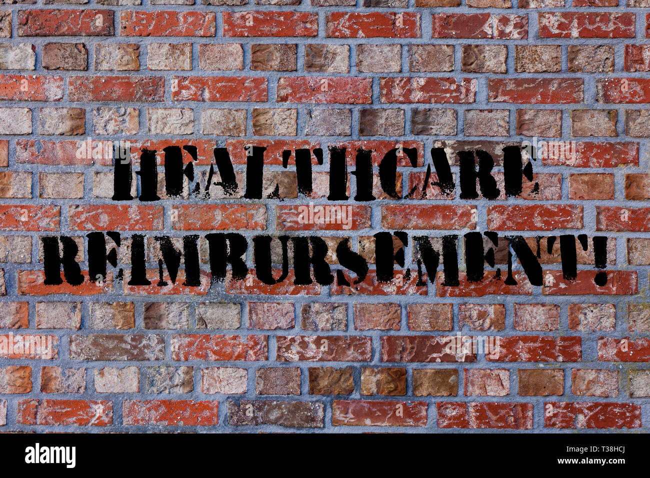 Text sign showing Healthcare Reimbursement. Business photo text ...