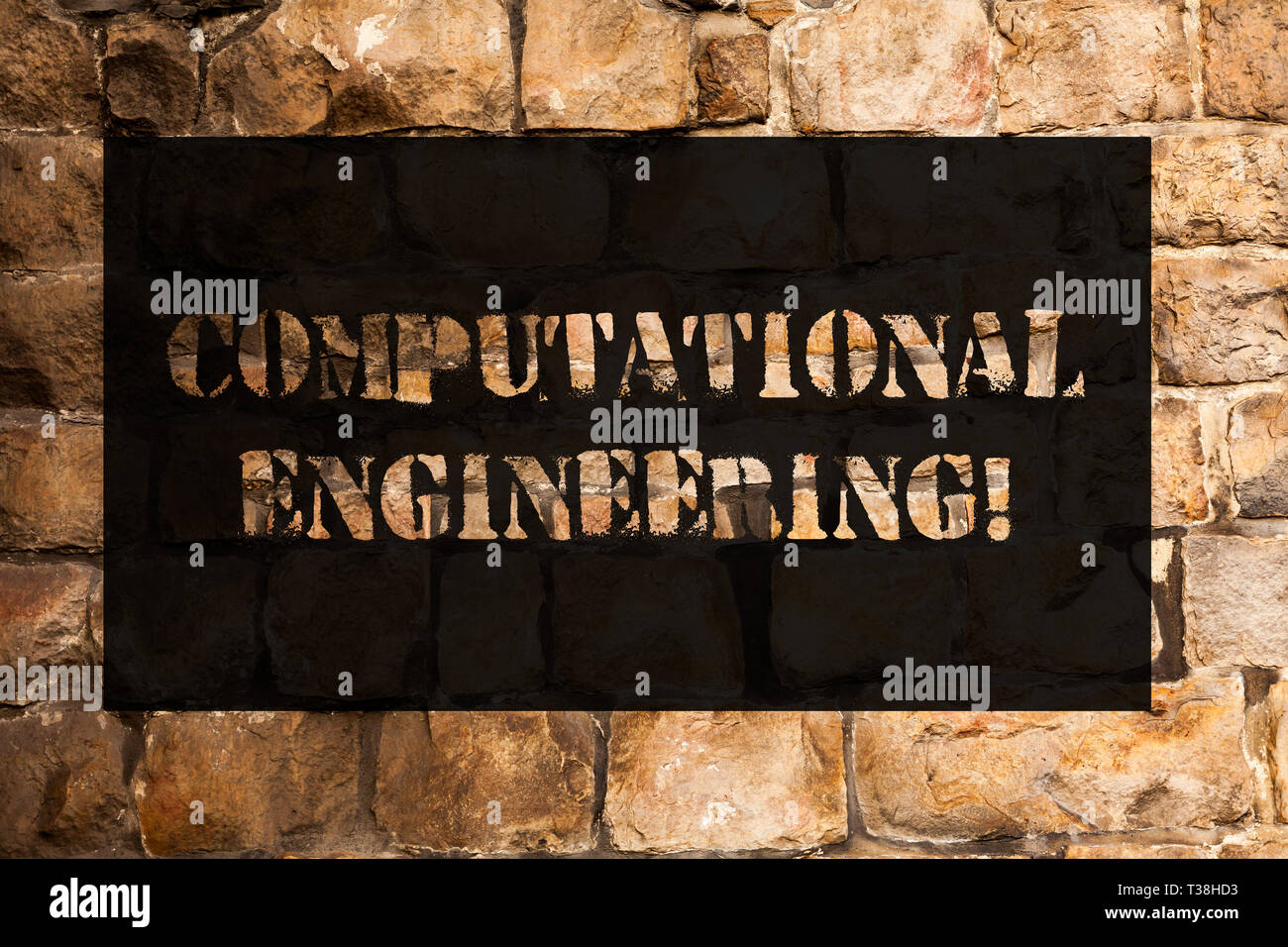 Conceptual hand writing showing Computational Engineering. Concept ...