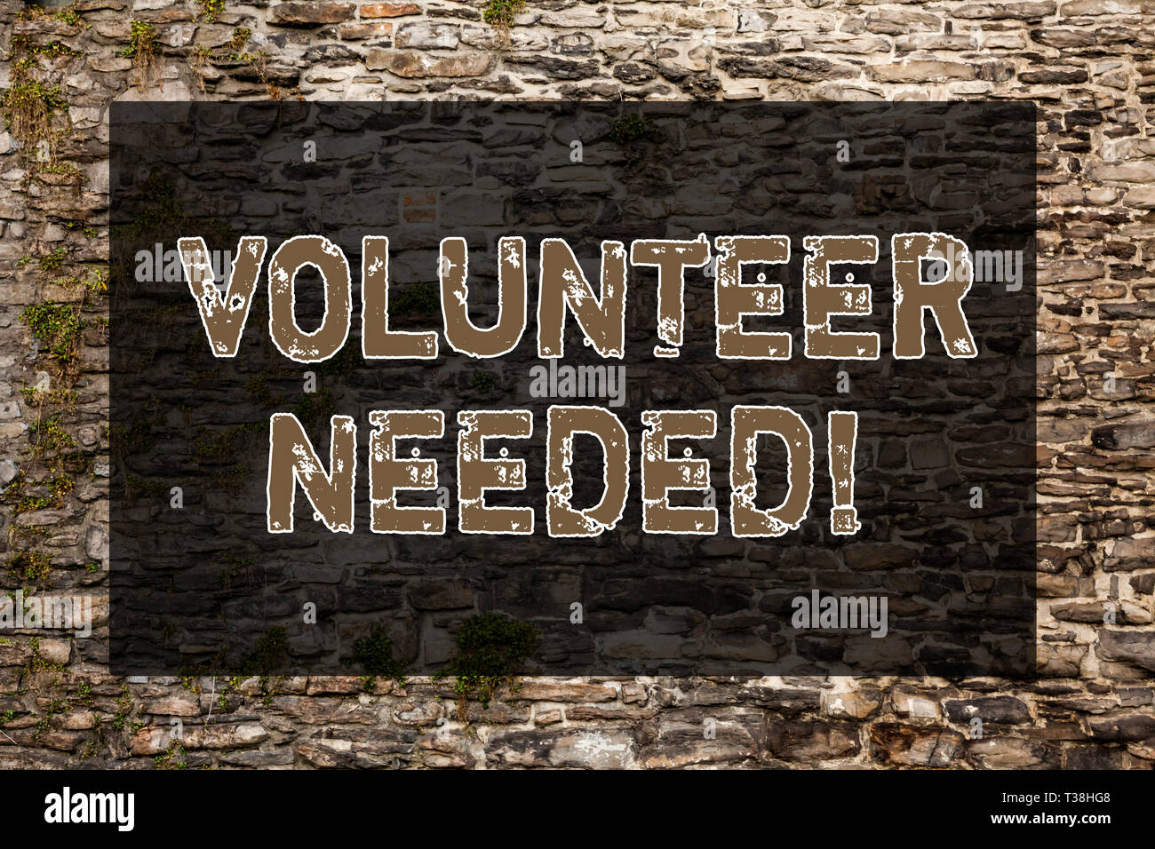 Handwriting text writing Volunteer Needed. Conceptual photo need work ...