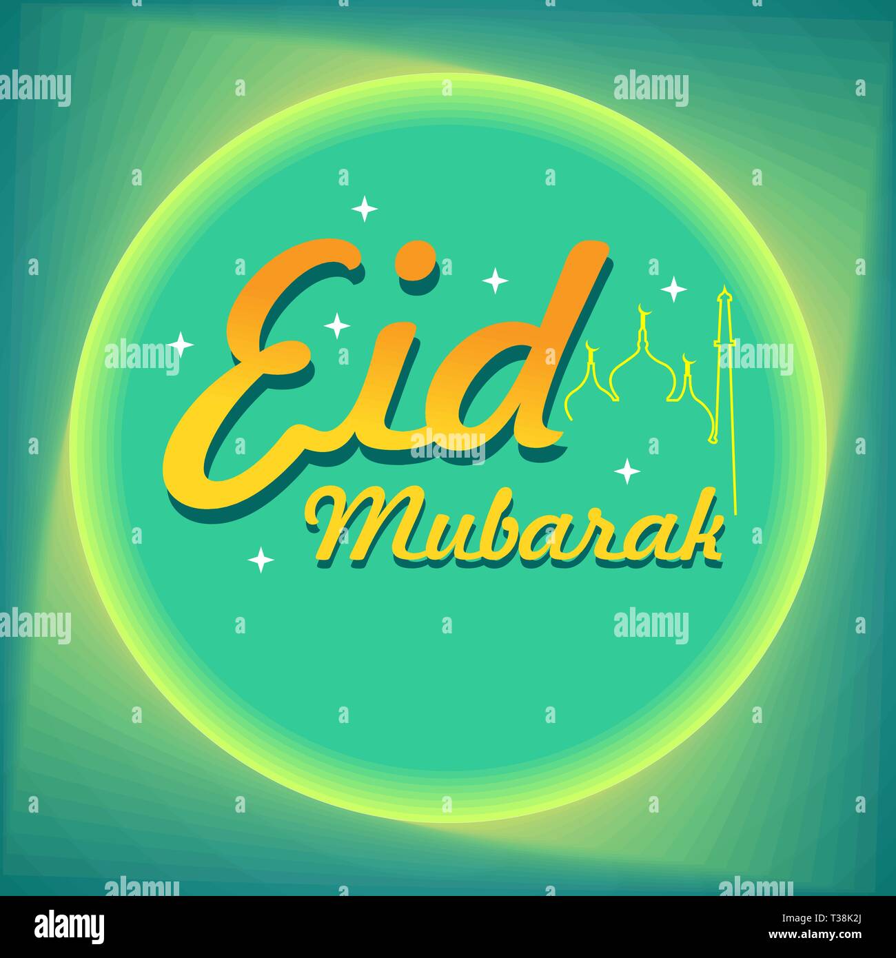 Ramadan kareem line mosque Stock Vector Images - Alamy