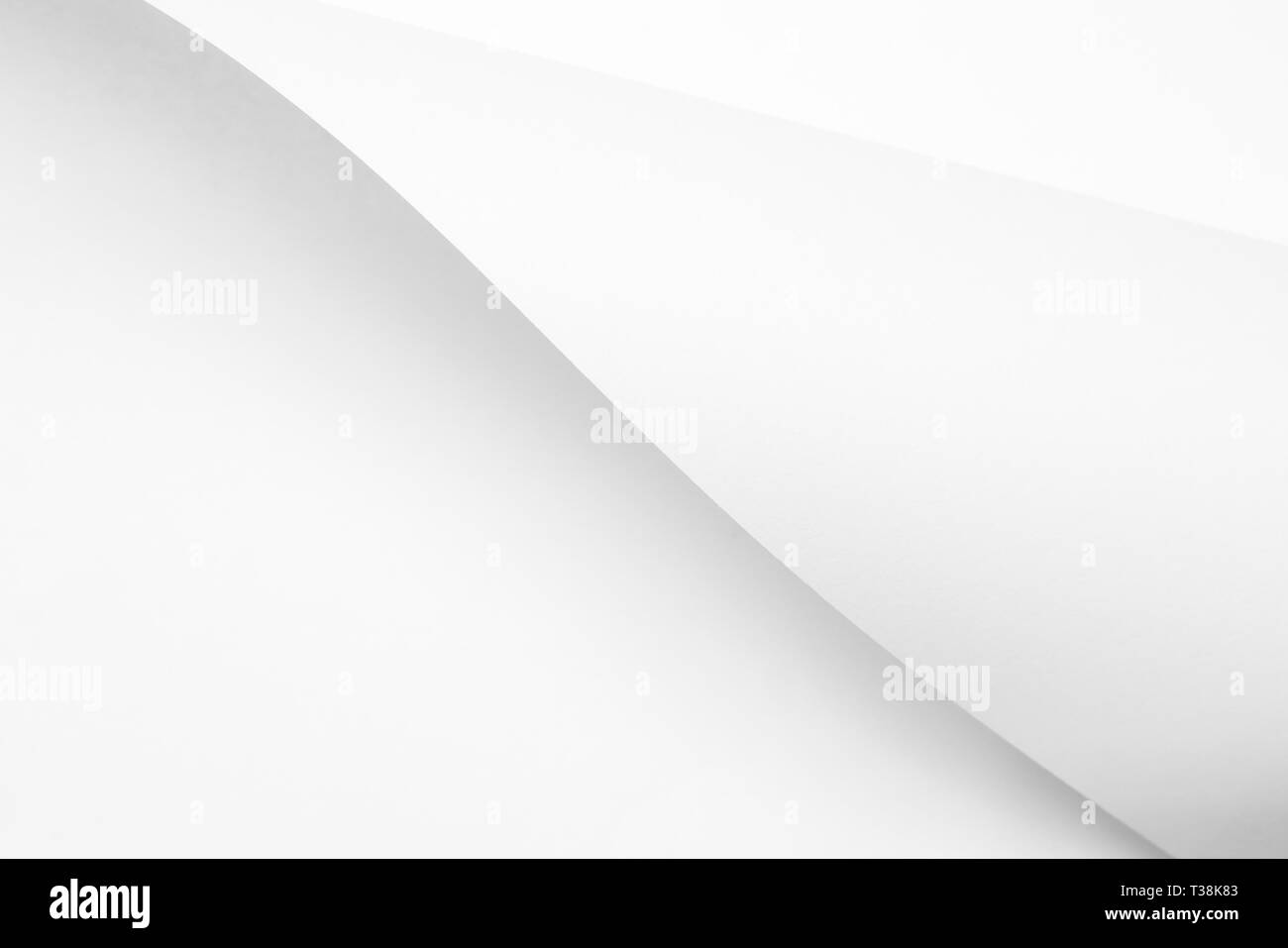 twisted white paper sheets background texture for design Stock Photo ...