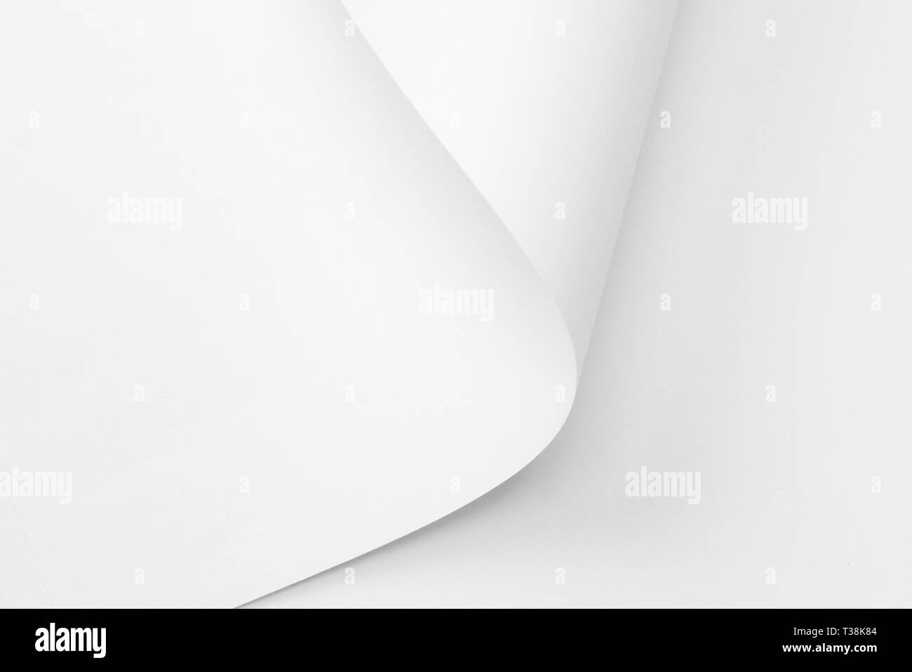 twisted white paper sheets background texture for design Stock Photo ...