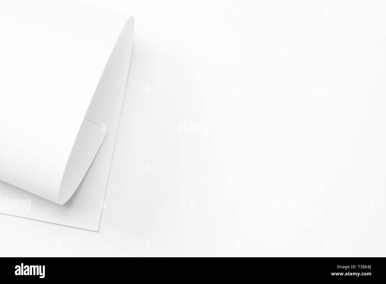 twisted white paper sheets background texture for design Stock Photo ...