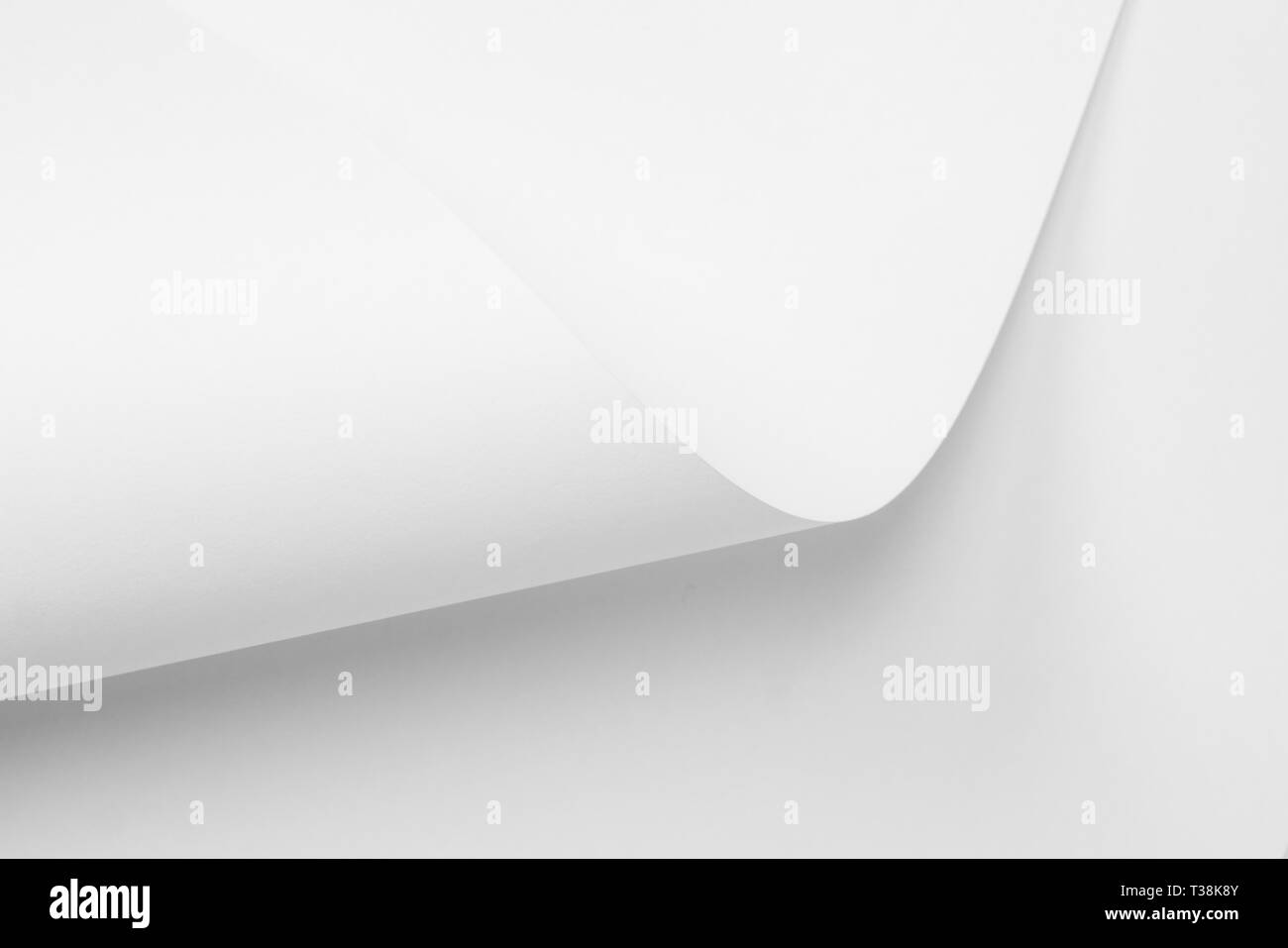 twisted white paper sheets background texture for design Stock Photo ...