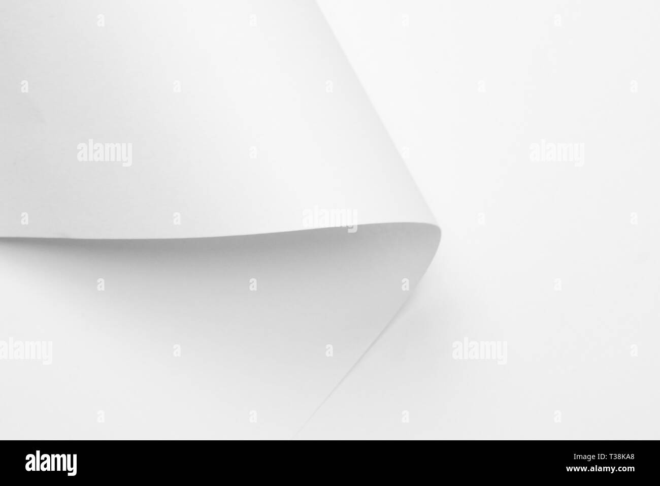 twisted white paper sheets background texture for design Stock Photo ...