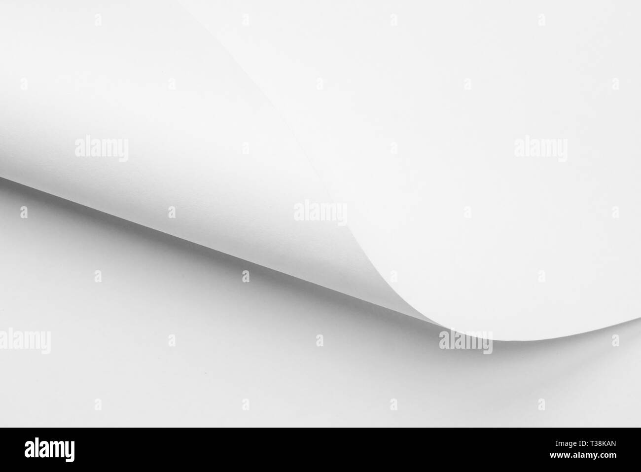 twisted white paper sheets background texture for design Stock Photo ...