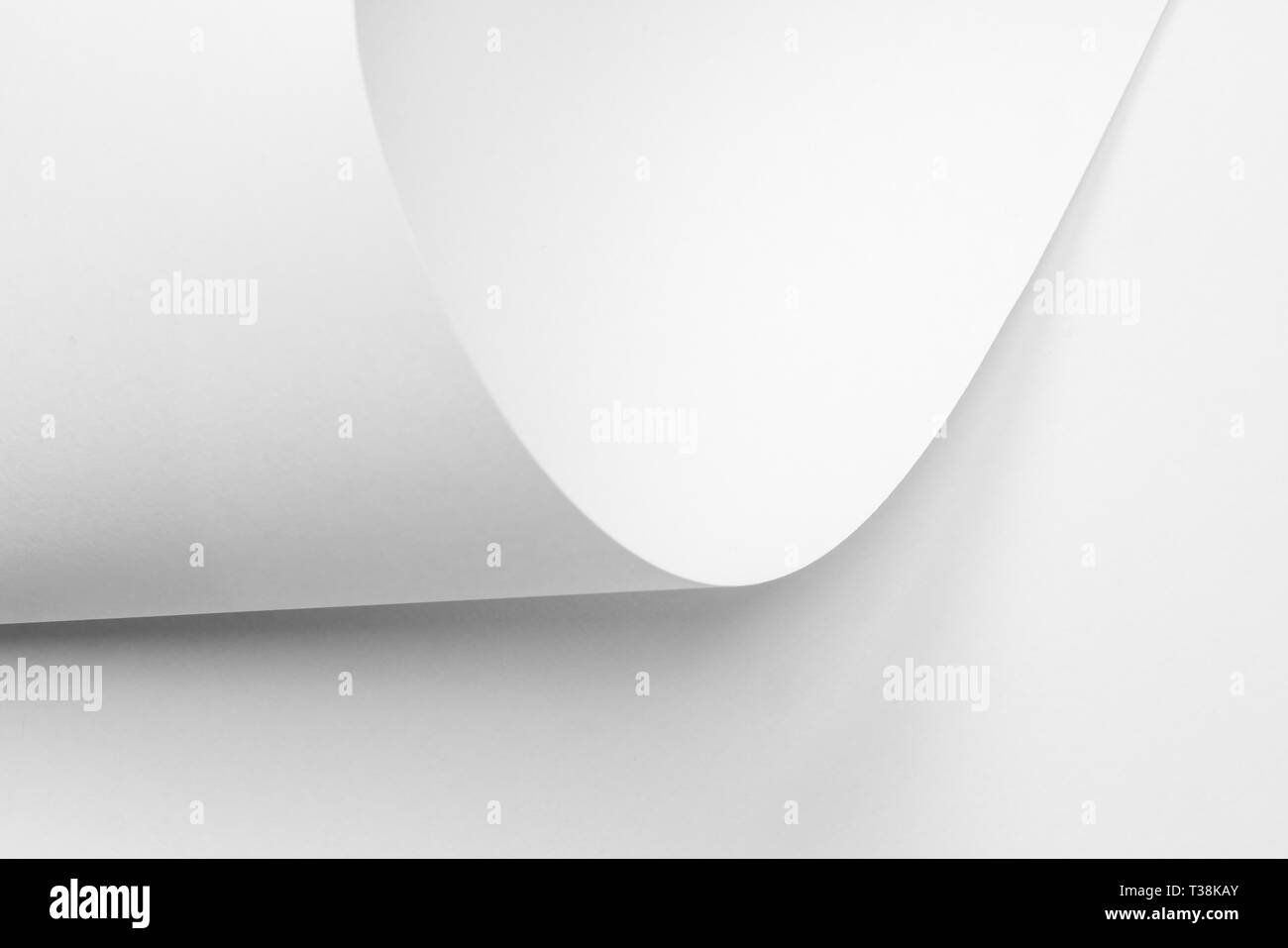 twisted white paper sheets background texture for design Stock Photo ...