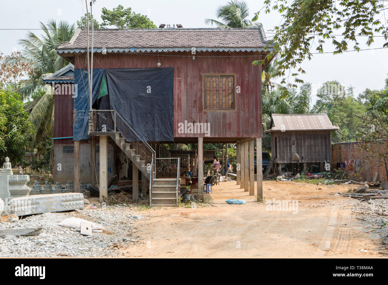 Cambodia house hi-res stock photography and images - Alamy