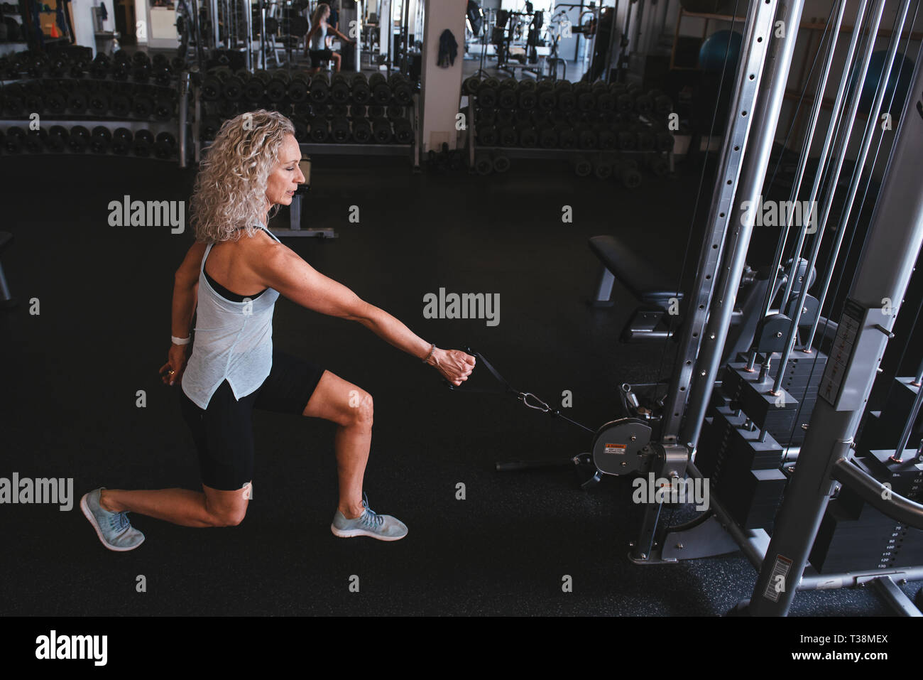 Female fitness model - gym Stock Photo - Alamy