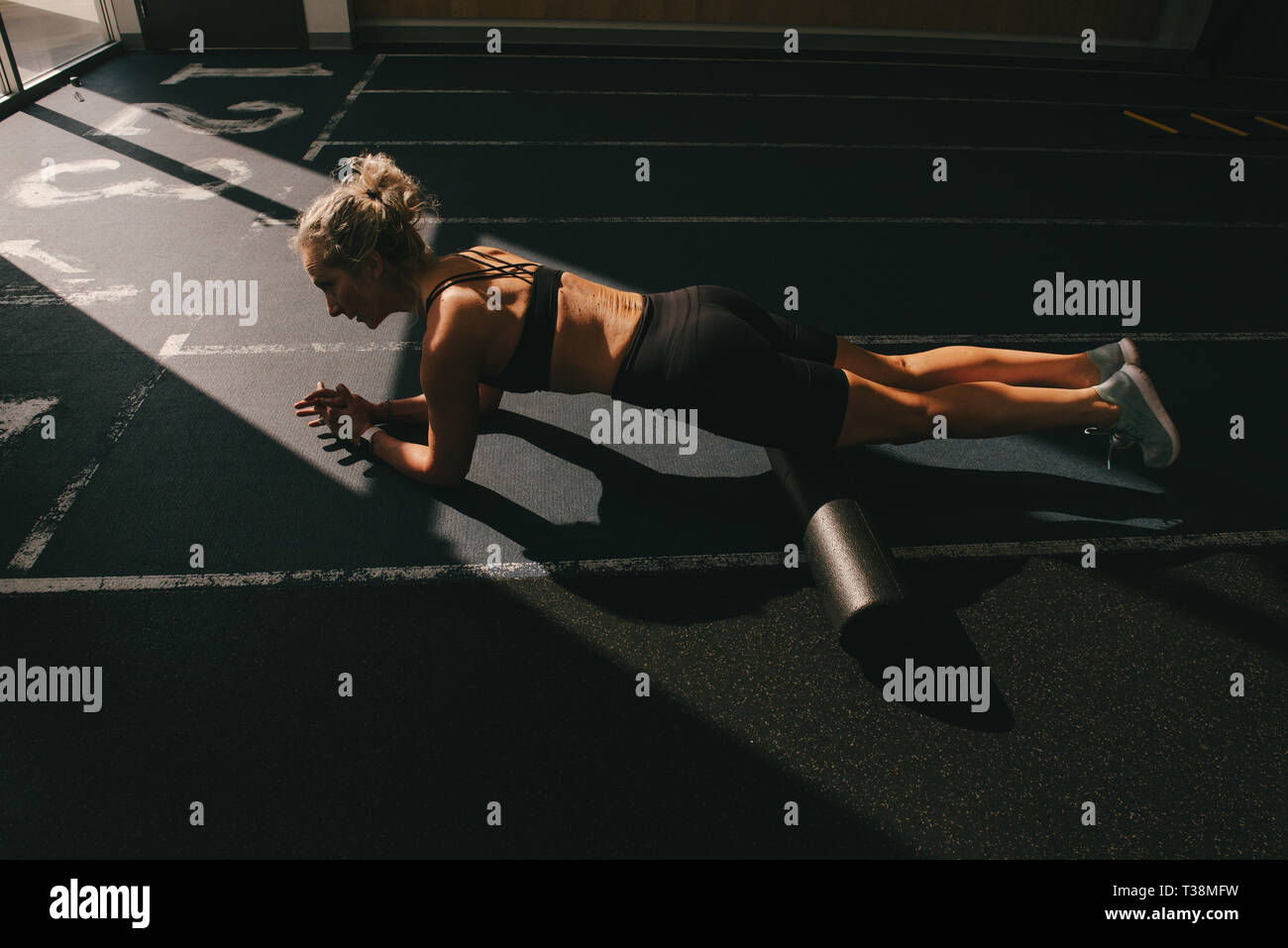 Female fitness model - gym Stock Photo - Alamy