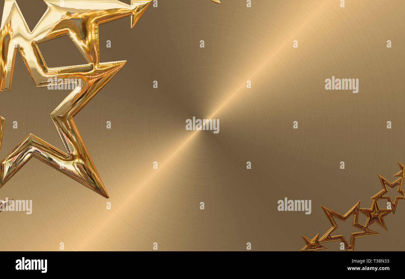 Golden Star Background Stock Photo - Alamy