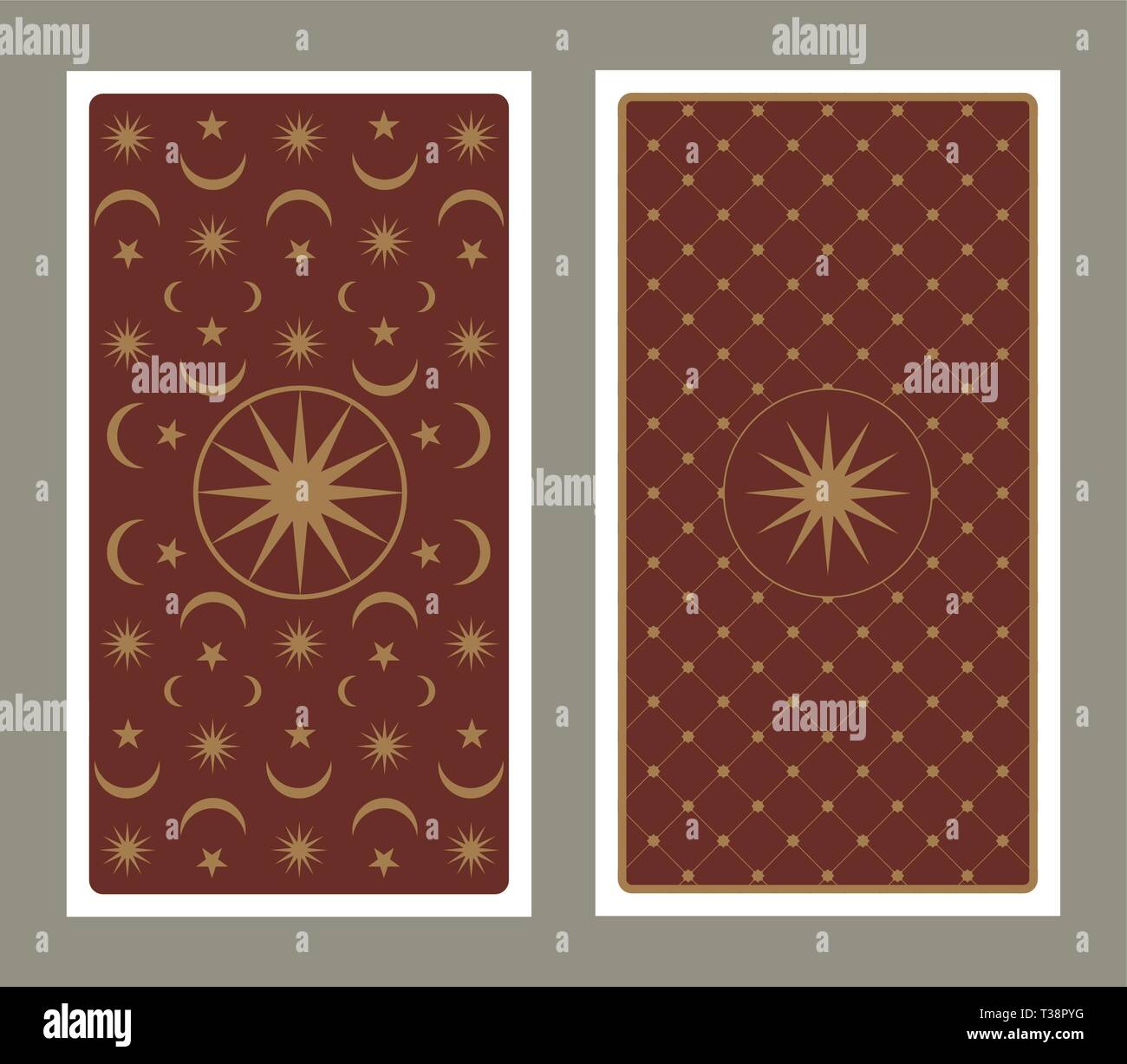 Back of tarot card hi-res stock photography and images - Alamy