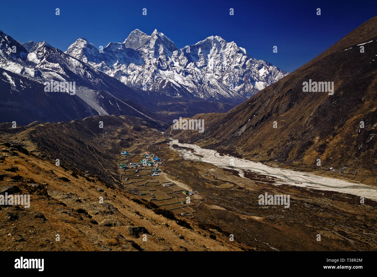Pheriche in Nepal Stock Photo - Alamy