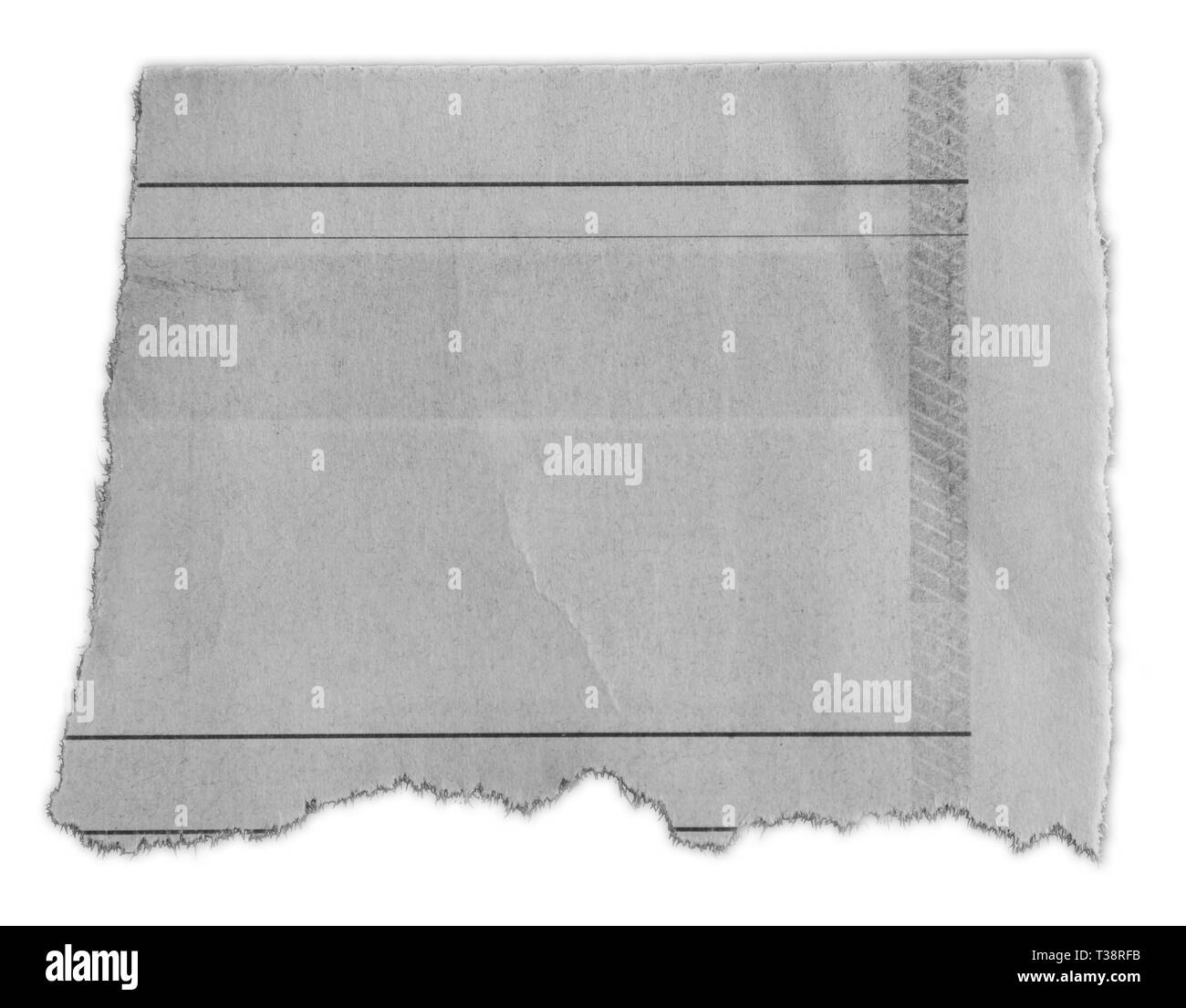 Piece of torn paper isolated on plain background Stock Photo - Alamy