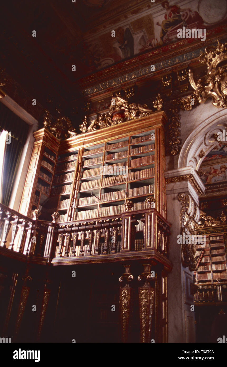 Joanine Library,University of Coimbra,Portugal Stock Photo - Alamy