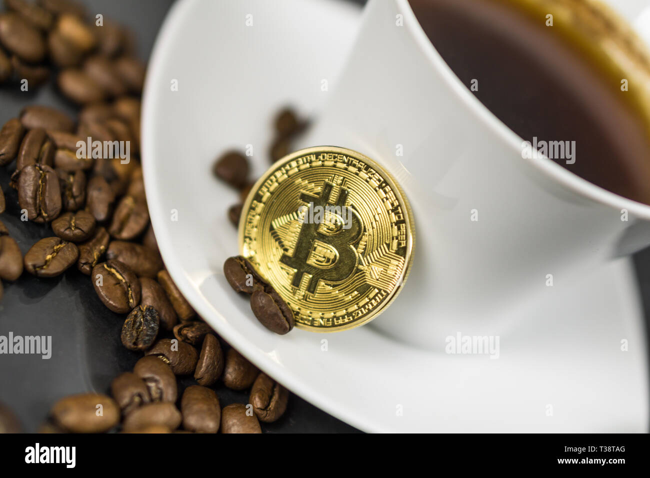 Cryptocurrency cup hi-res stock photography and images - Alamy