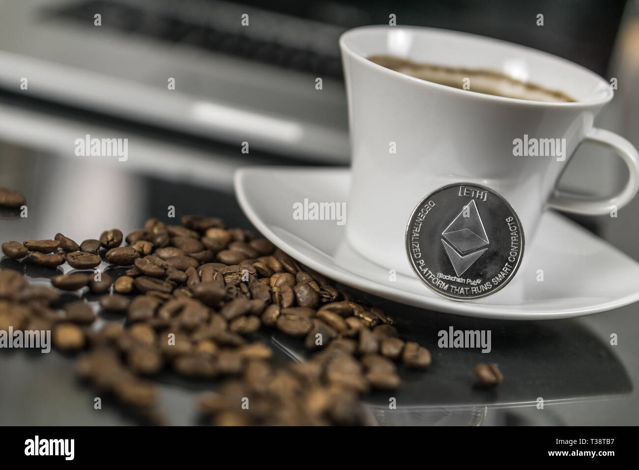 Cryptocurrency cup hi-res stock photography and images - Alamy