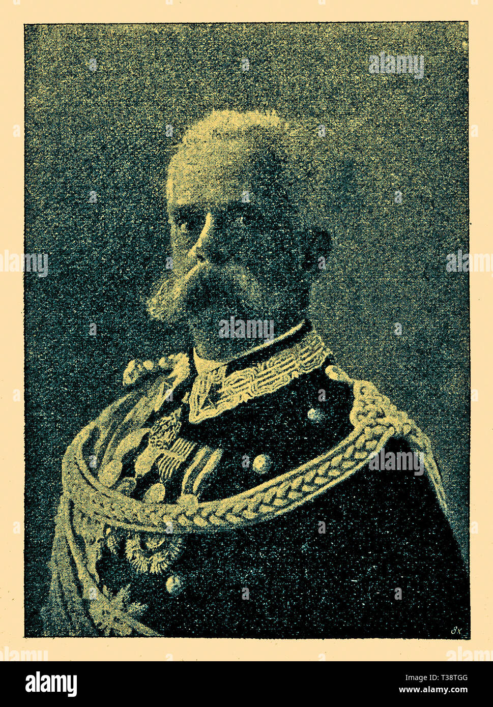 19th century photo of king umberto i of italy hi-res stock photography ...