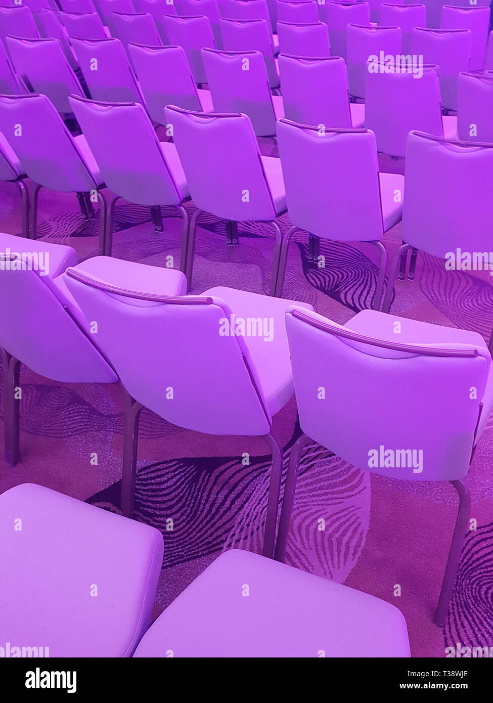 Conference Hall Studio Empty Seats Stock Photo - Alamy