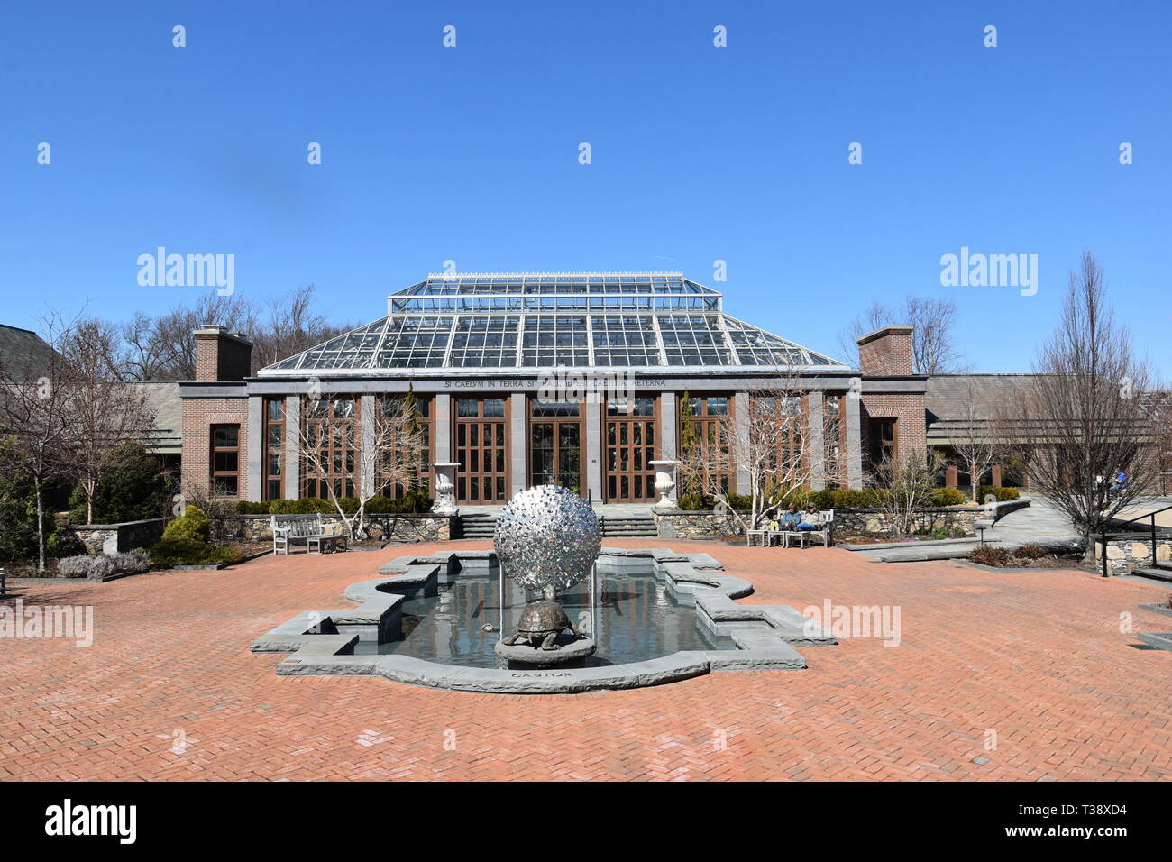 The greenhouse at Tower Hill Botanical Gardens by the Worcester County ...
