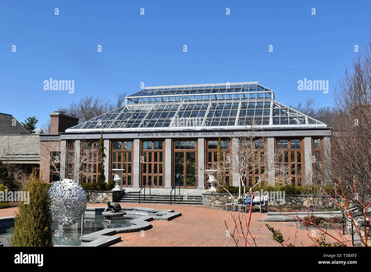 The greenhouse at Tower Hill Botanical Gardens by the Worcester County ...