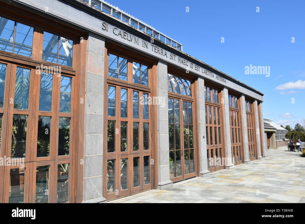 The greenhouse at Tower Hill Botanical Gardens by the Worcester County ...