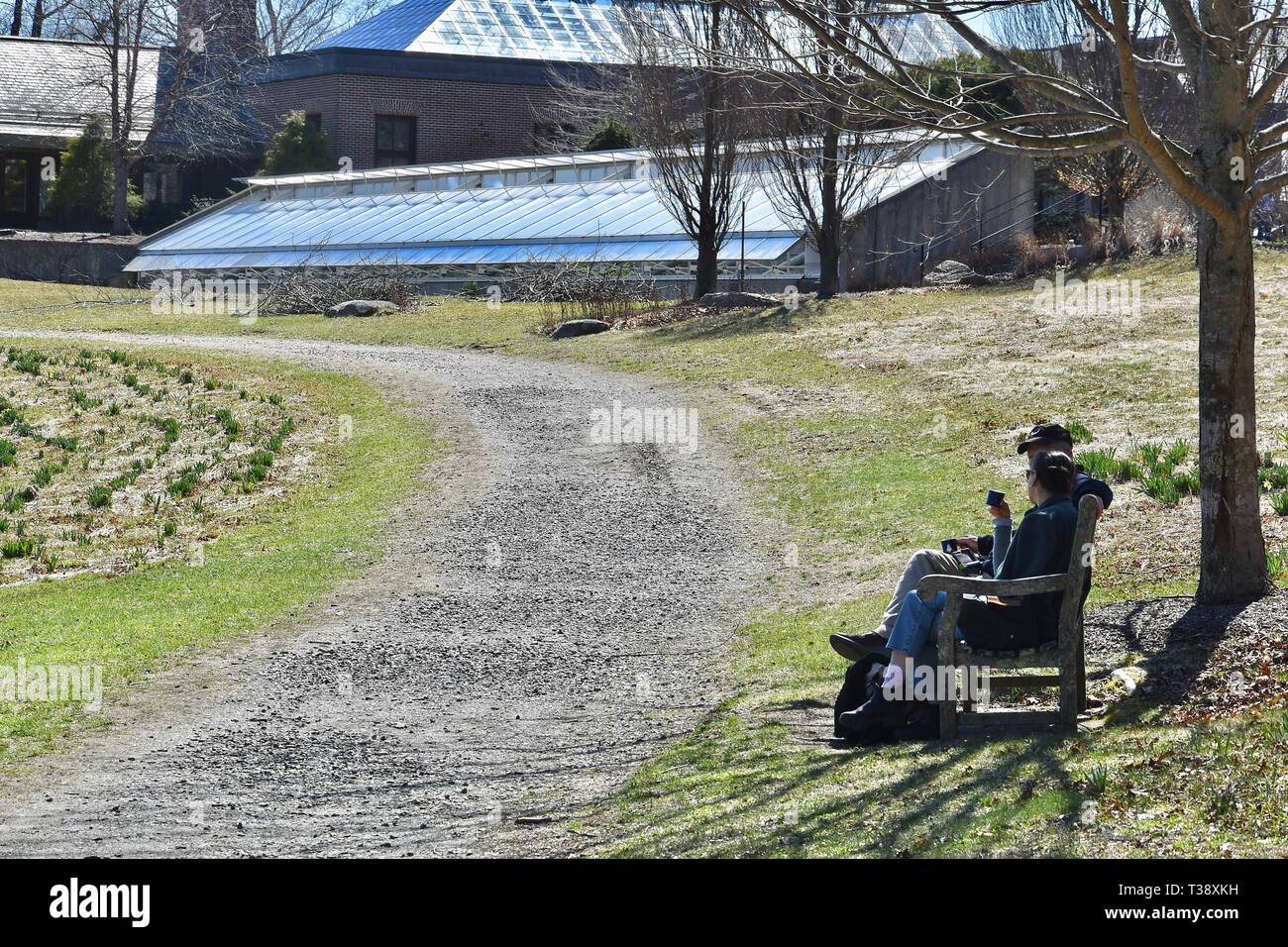 The greenhouse at Tower Hill Botanical Gardens by the Worcester County ...