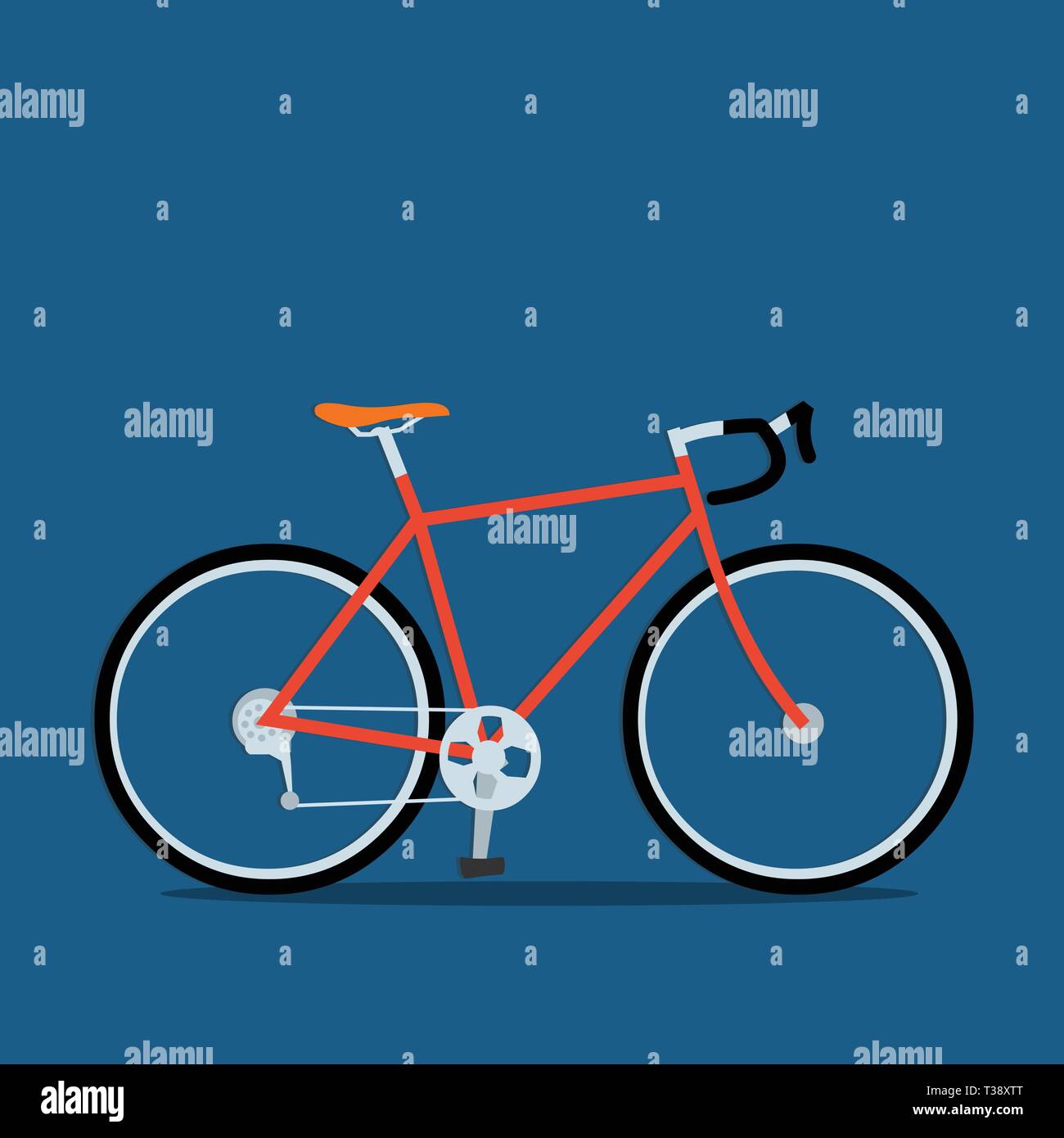 Racing bicycle motion Stock Vector Images - Alamy