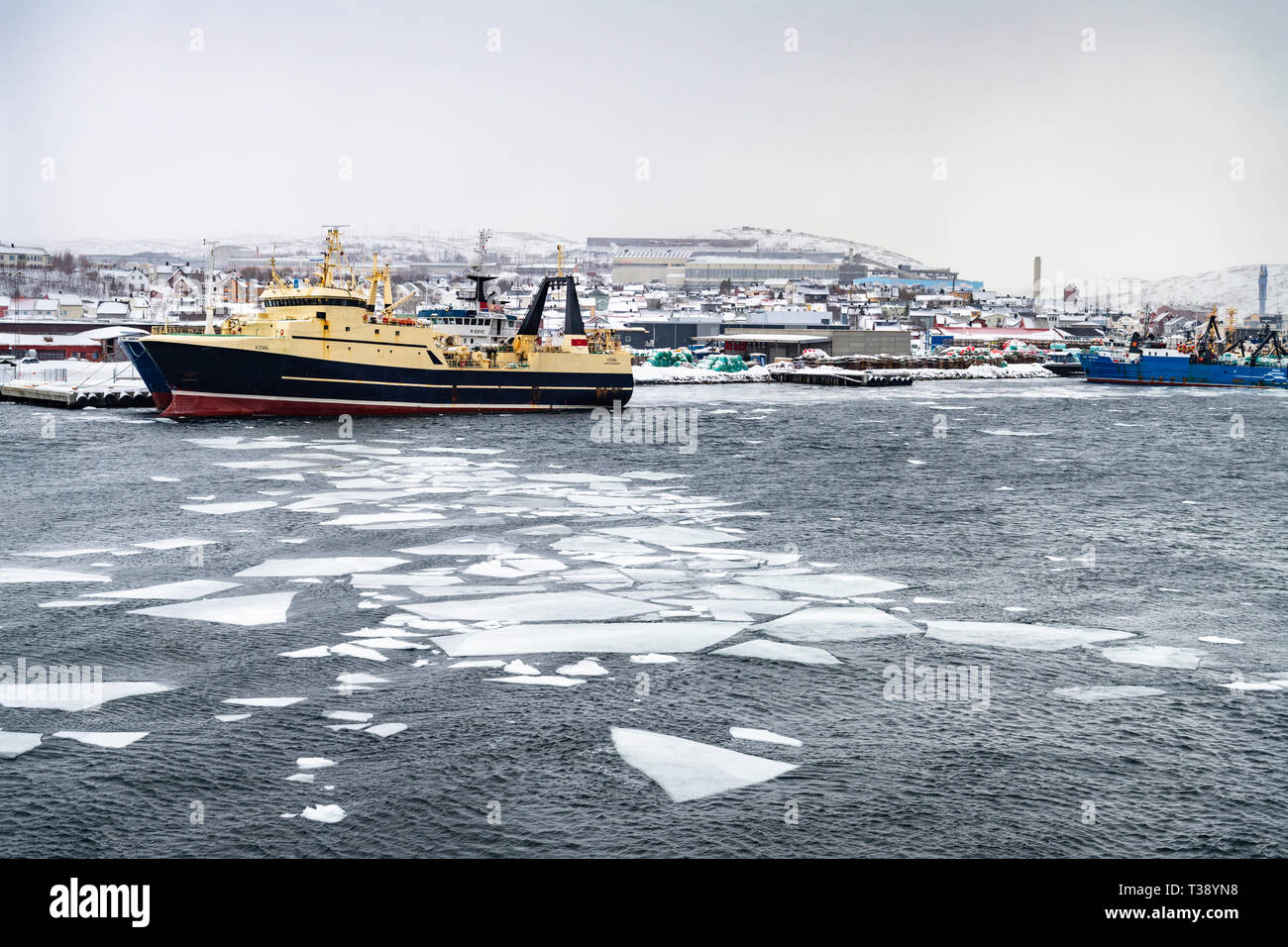 Fishing Boat, Kirkenes, Finnmark, Norway Stock Photo - Alamy