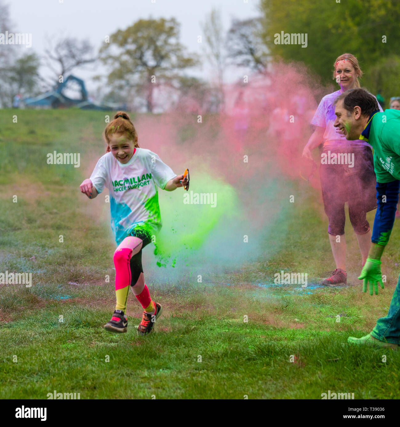 Child outdoor laughing running hi-res stock photography and images - Alamy