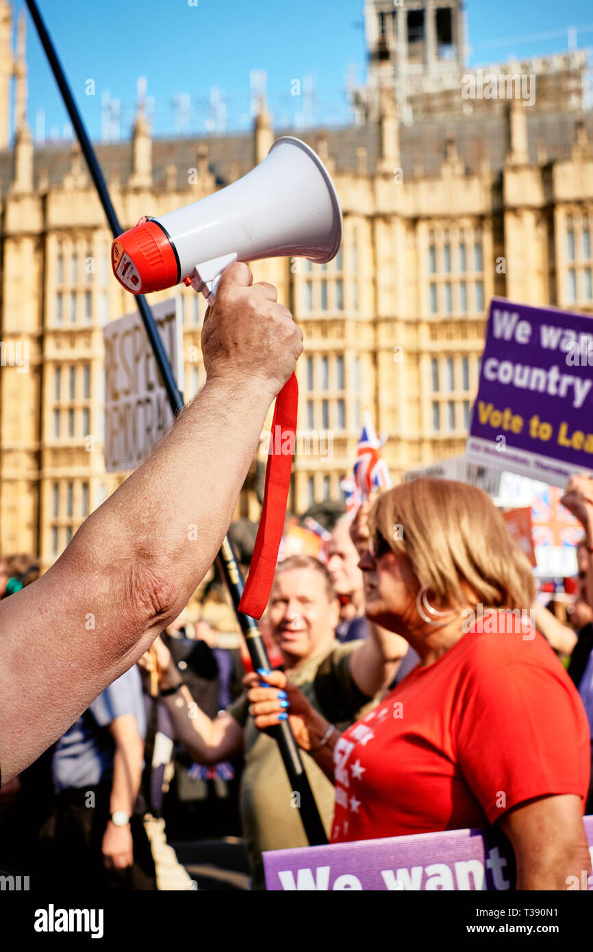Megaphone protest hi-res stock photography and images - Alamy