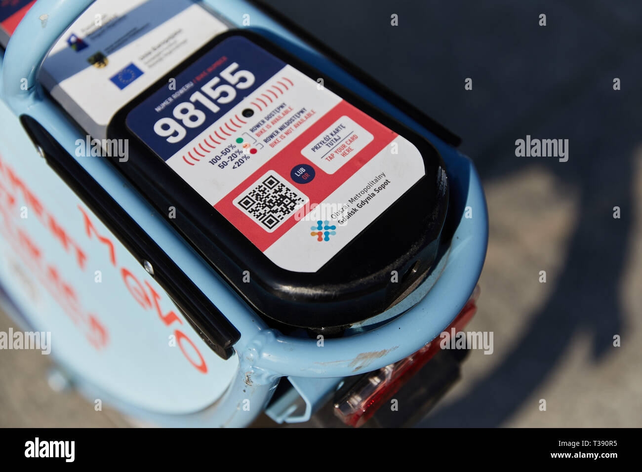 "Mevo" electric bikes. "Mevo" is new bike sharing system in ...