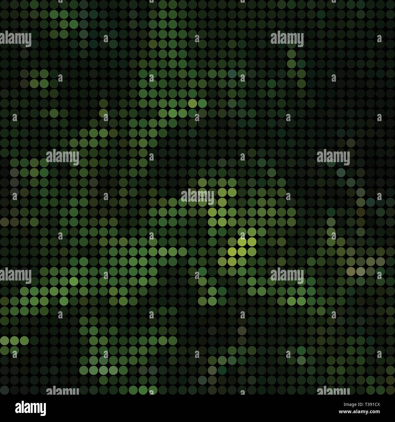 Green mosaic fabric texture Stock Vector Images - Alamy
