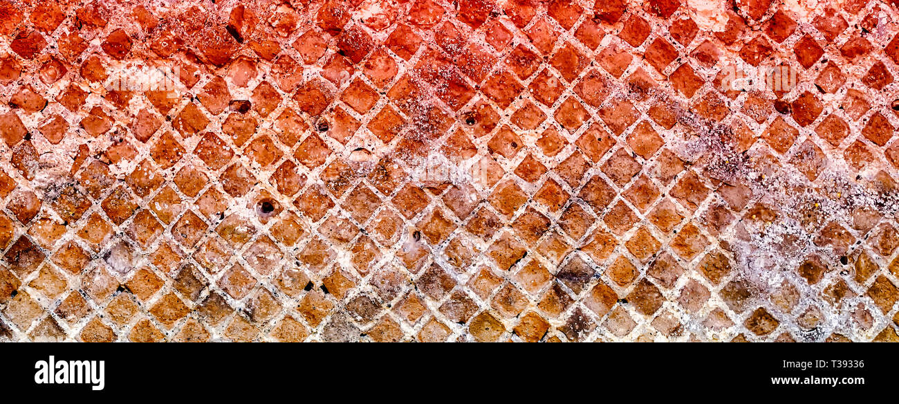 Red Stone Brick Wall Texture with copy space, may use as background ...