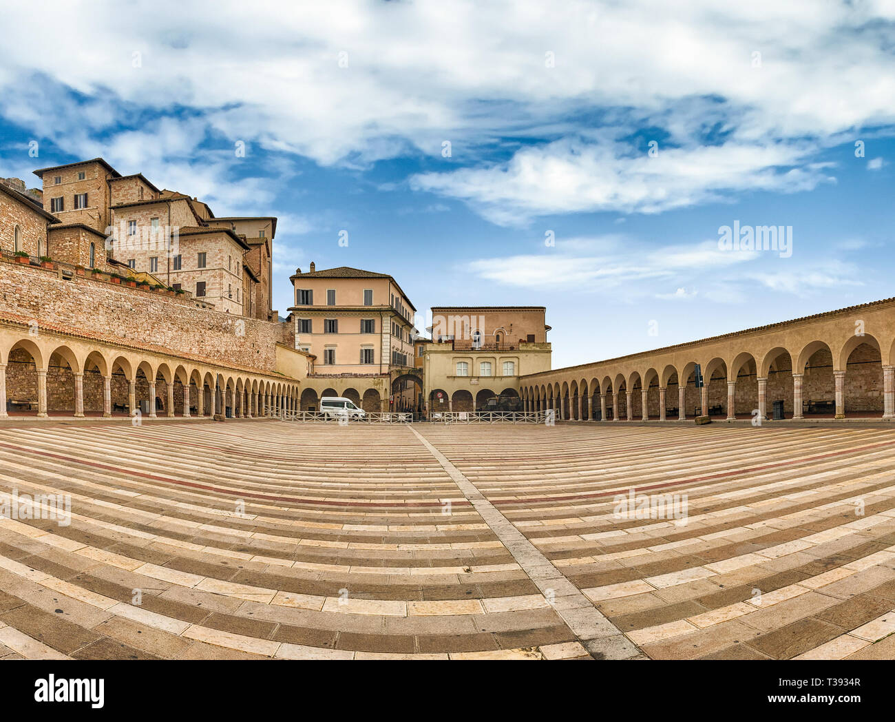 Assisi lower basilica of saint francis of assisi hi-res stock ...