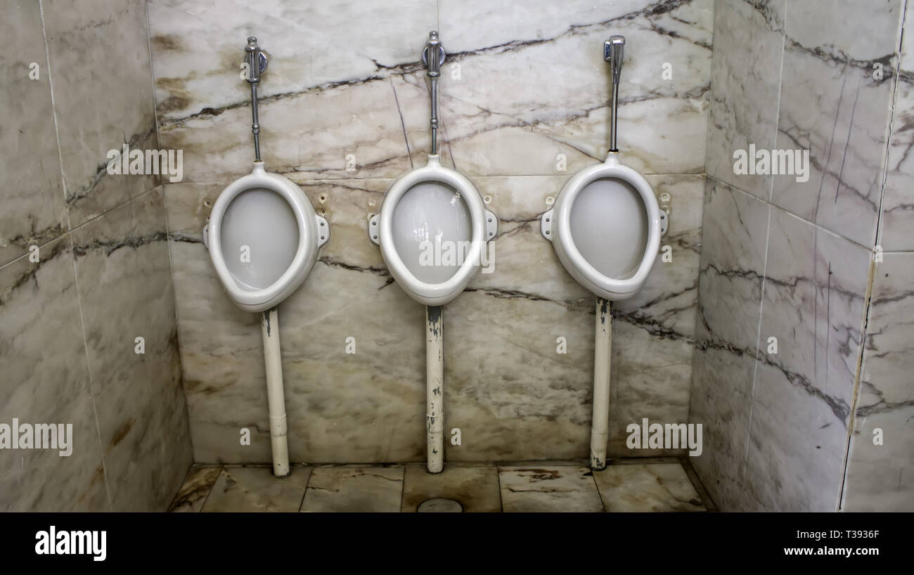 Toilet dirty and full of dust, unhygienic room, abandonment Stock Photo ...