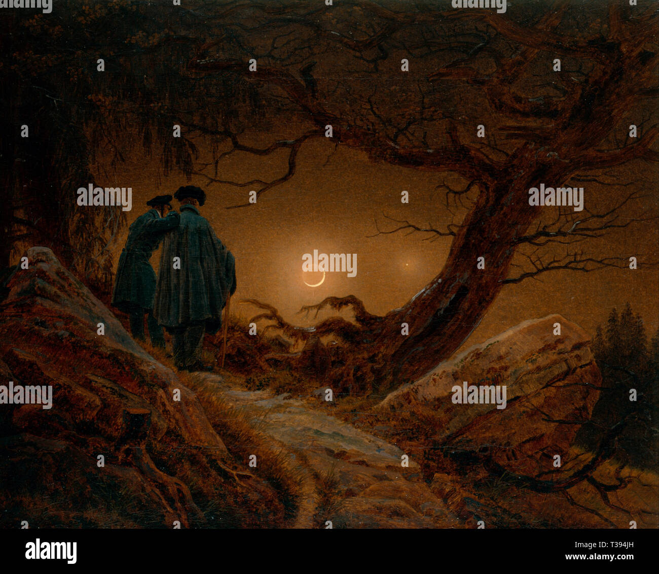 Painting contemplating old hi-res stock photography and images - Alamy