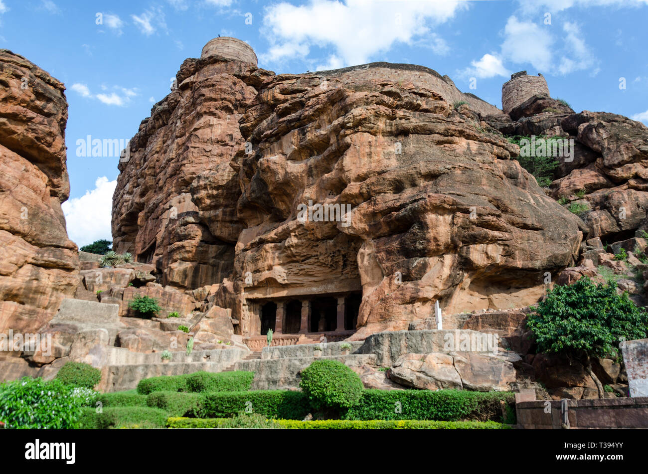 Badami cave hi-res stock photography and images - Alamy