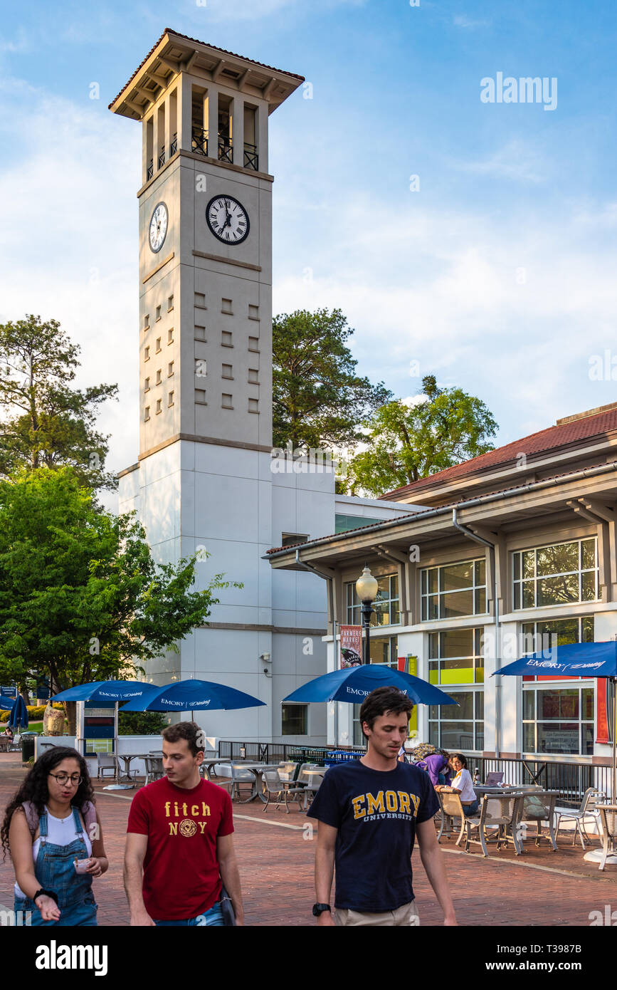 Emory university clock tower hi-res stock photography and images - Alamy