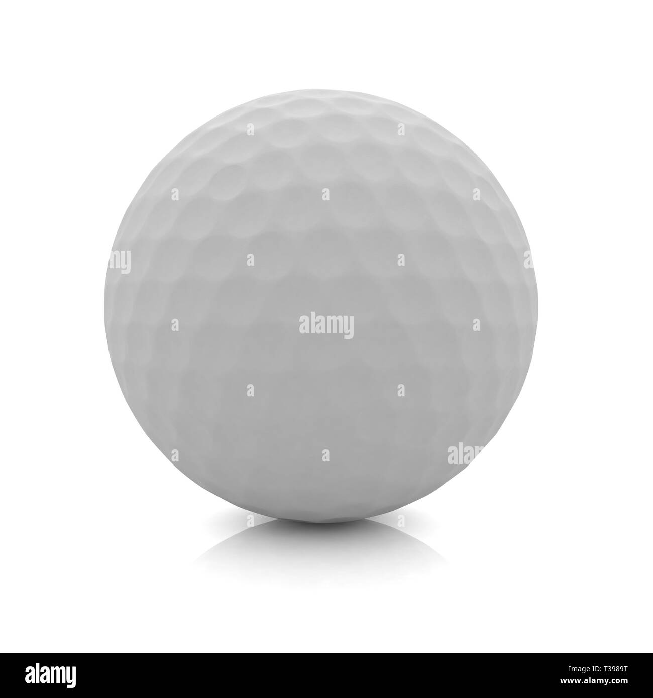 Golf ball. 3D rendering Stock Photo - Alamy