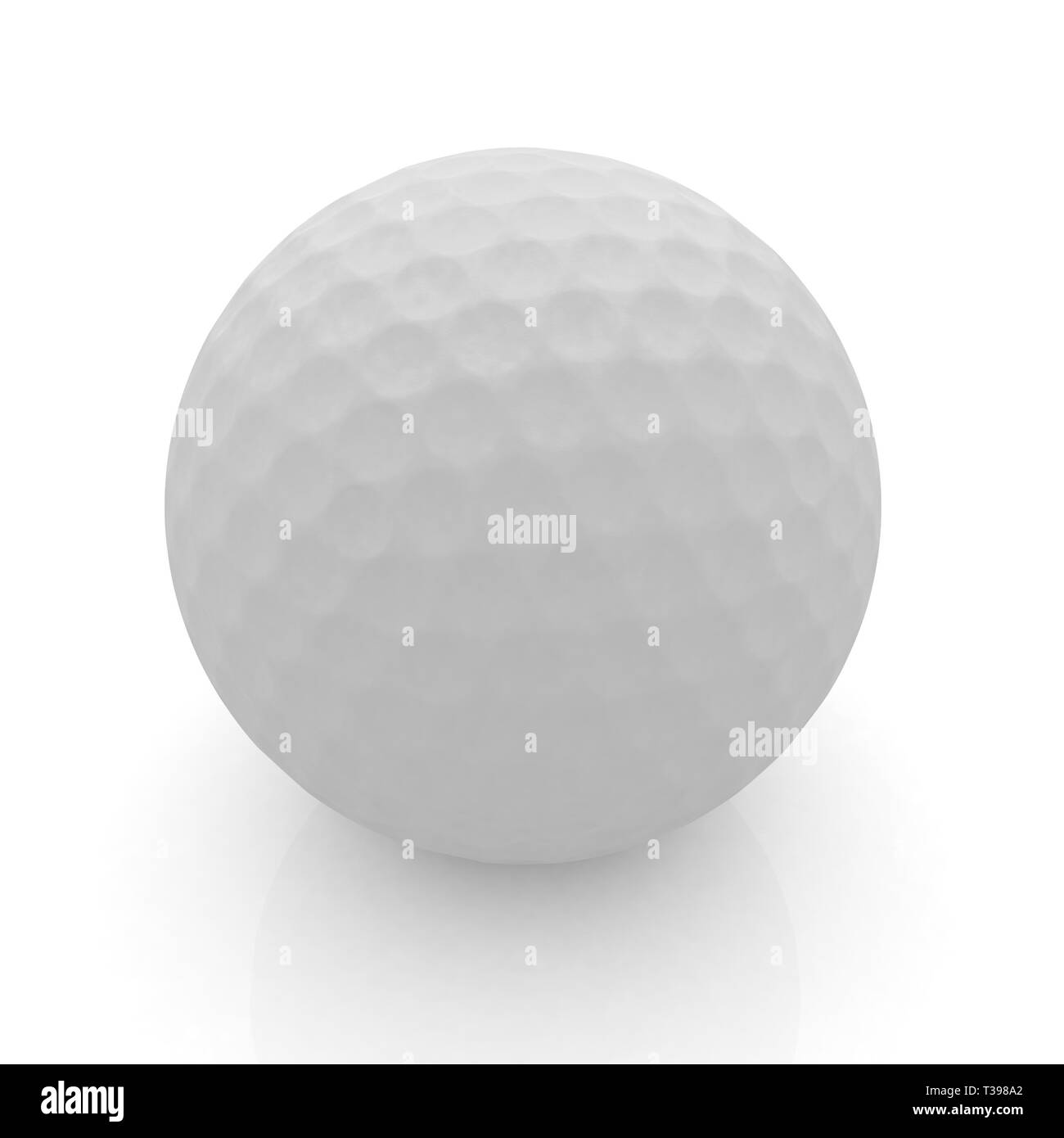 Golf ball. 3D rendering Stock Photo - Alamy