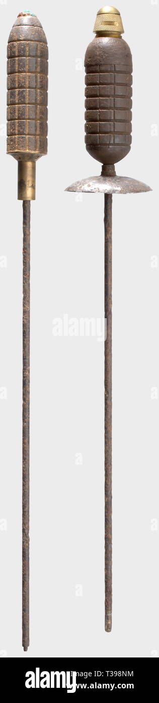 SERVICE WEAPONS, GERMAN EMPIRE, two German stalk rifle grenades 13 and ...