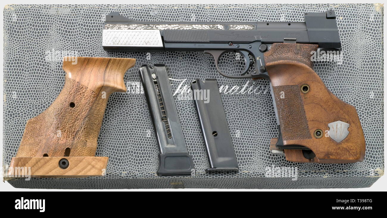Shooting sports, pistols, Switzerland, Hämmerli 208, caliber .22 ...