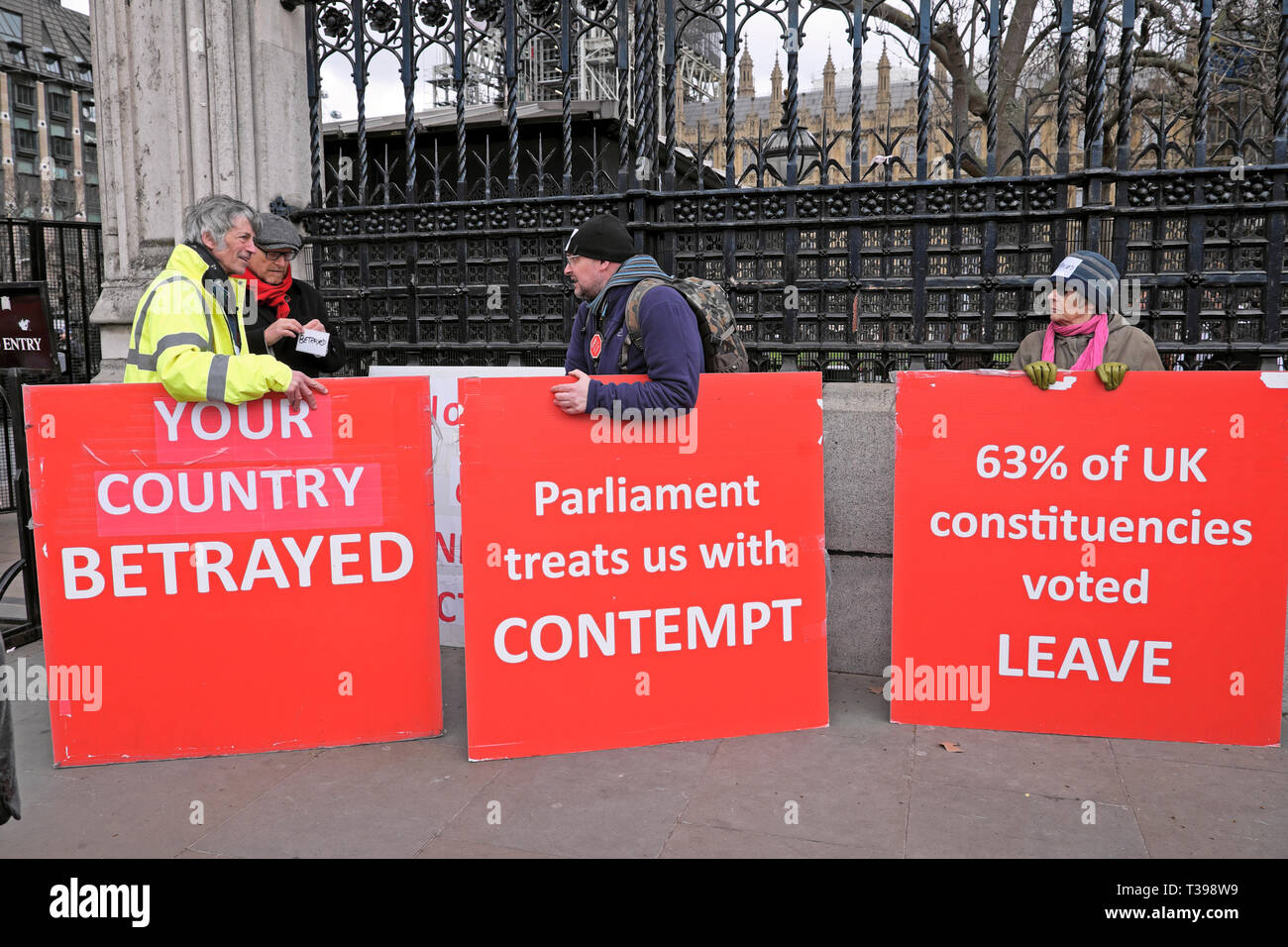 Parliament treats us with contempt poster hi-res stock photography and ...